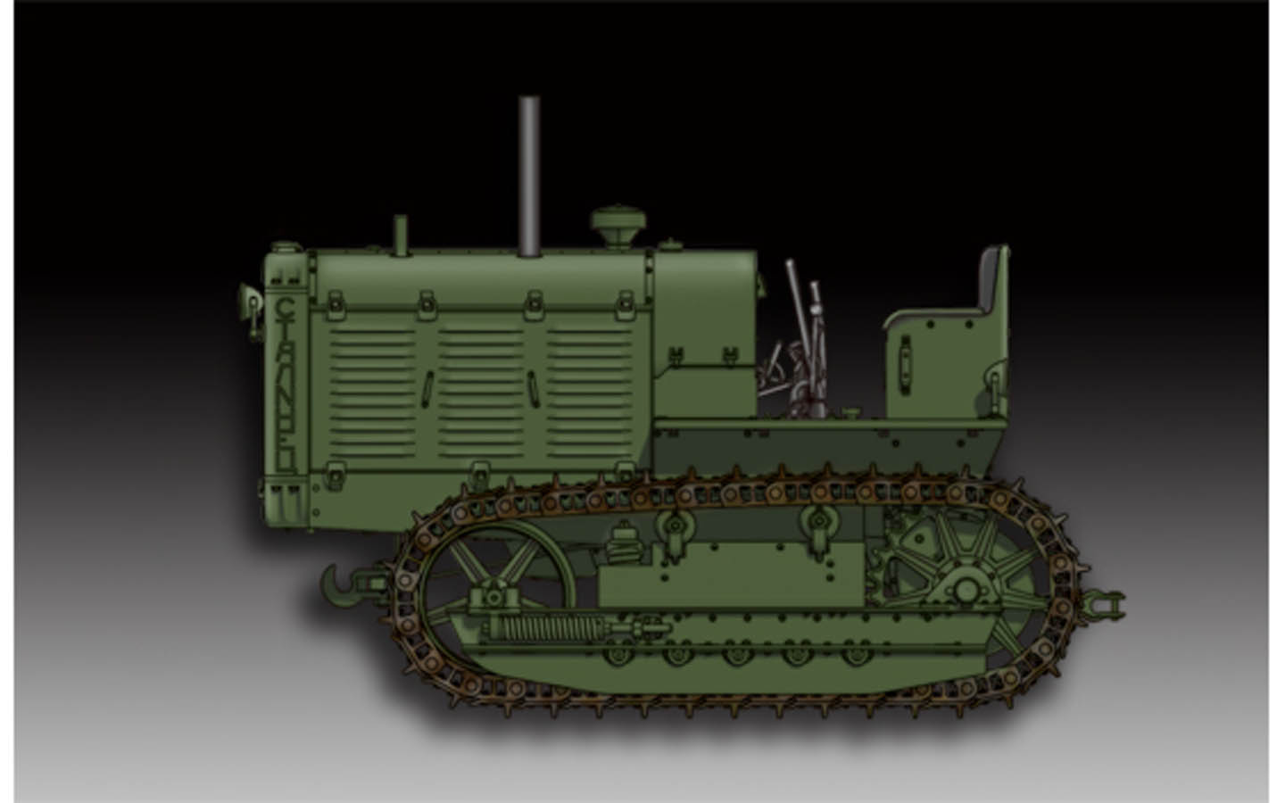 Russian ChTZ S-65 Tractor - Trumpeter 07112 | kingshobby.com