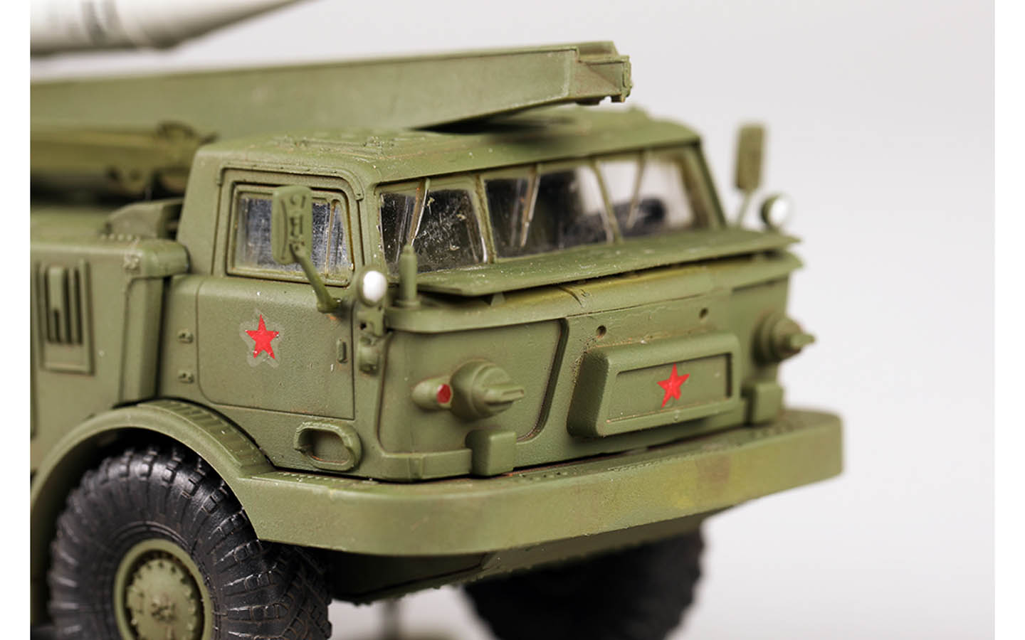 Russian 9P113 TEL with 9M21 Rocket of 9K52 Luna-M Short-range artillery ...