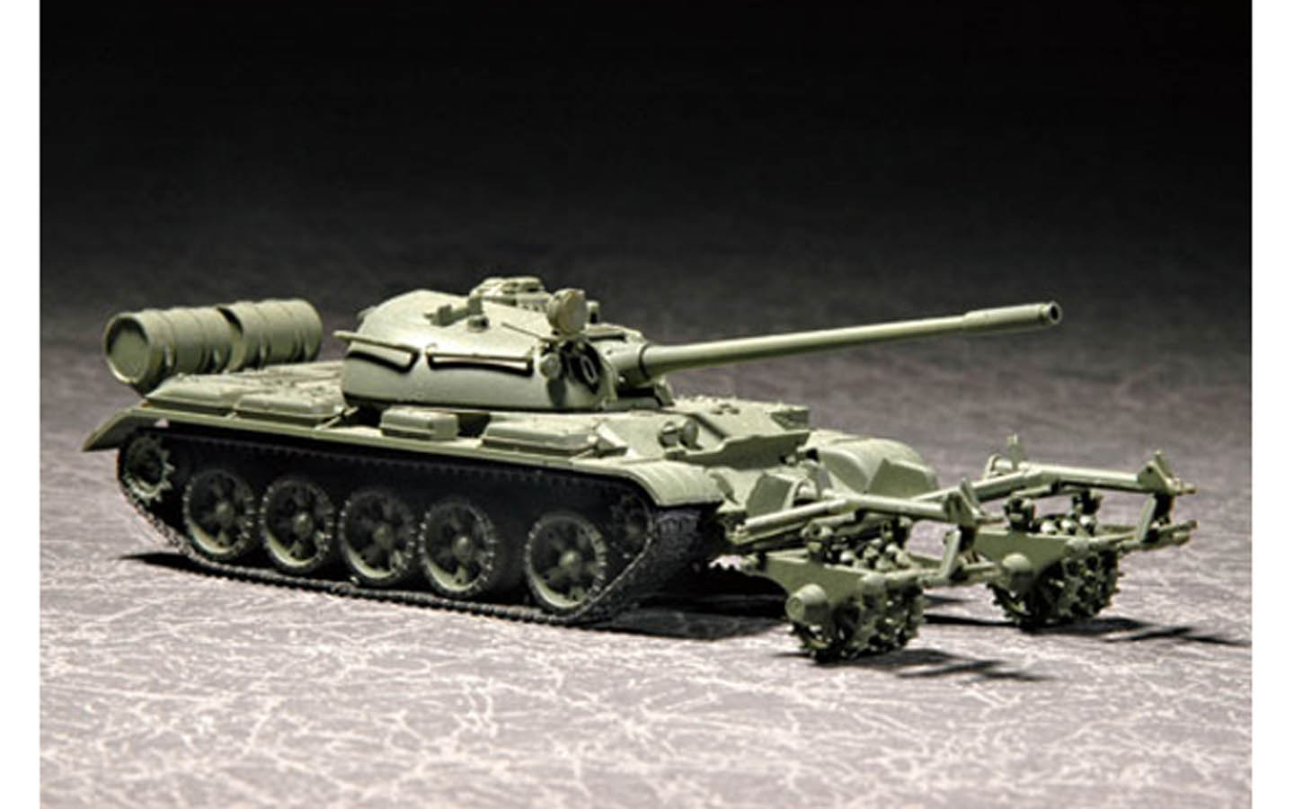 T-55 with KMT-5 Mine Roller - Trumpeter 07283 | kingshobby.com