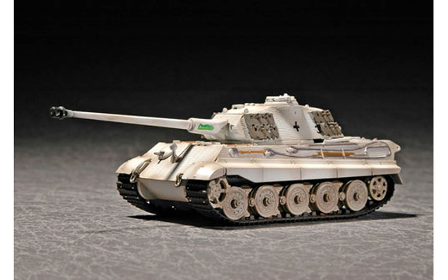 German Sd.Kfz. 182 King Tiger Porsche Turret w/Zimmerit - Trumpeter ...