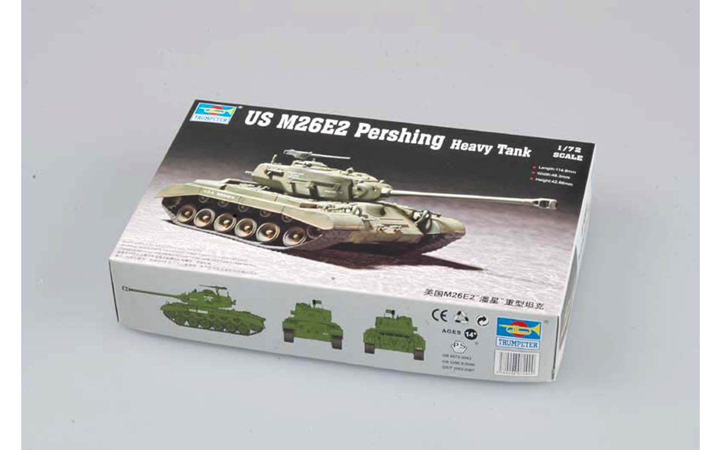 US M26E2 Pershing Heavy Tank - Trumpeter 07299 | kingshobby.com