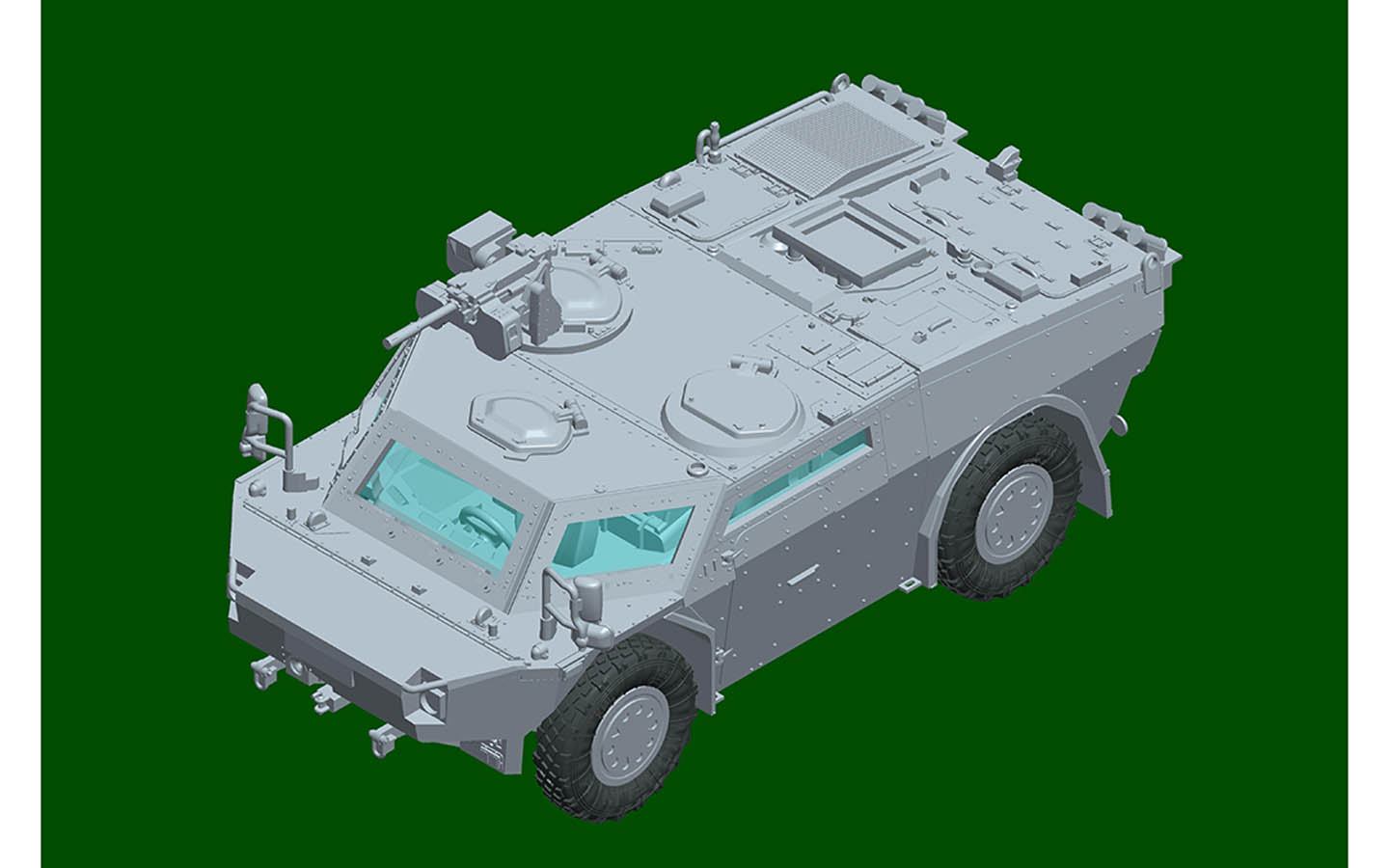 German Fennek LGS, German Version - Trumpeter 07402 | kingshobby.com