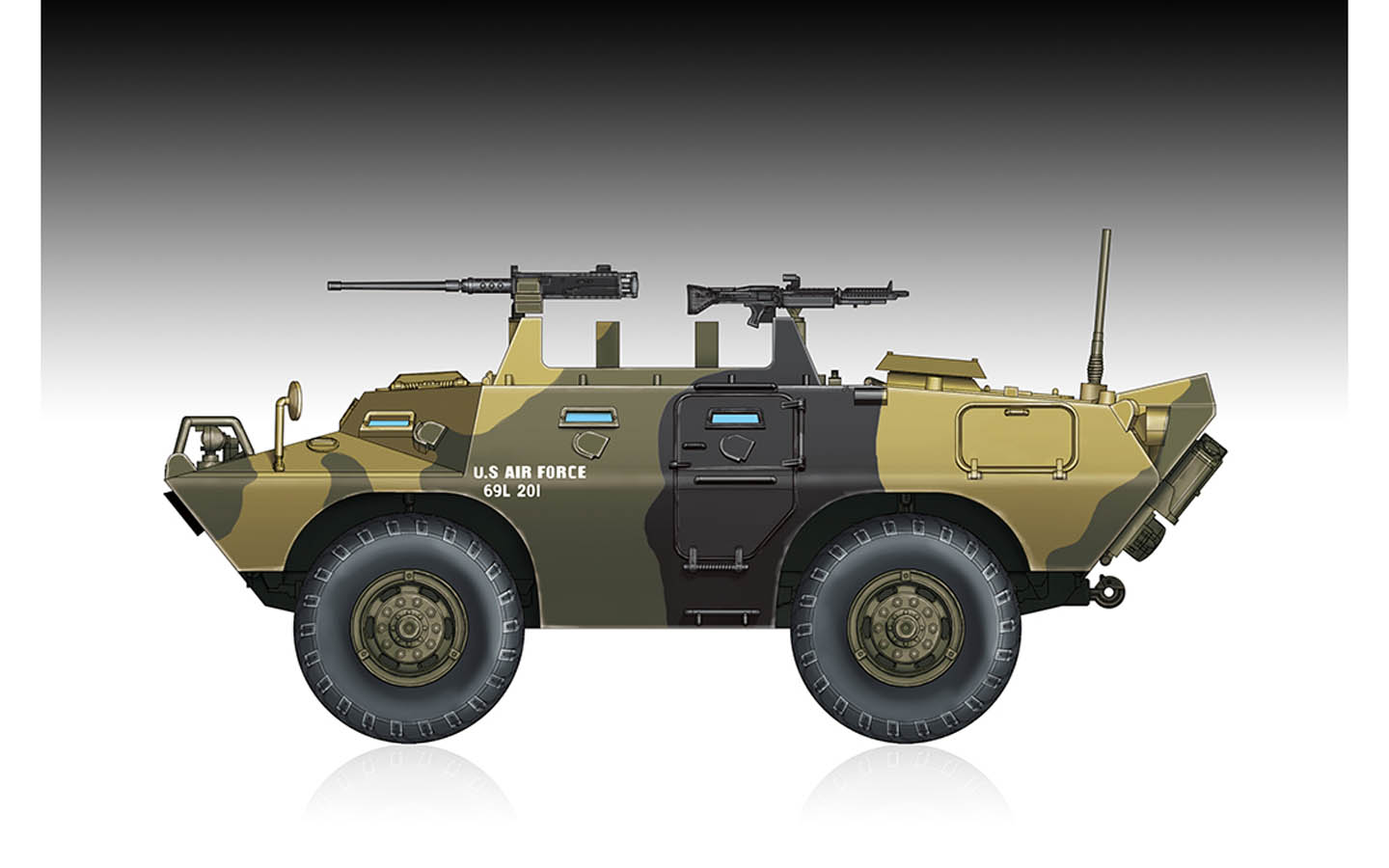 USAF XM706E2 - Trumpeter 07444 | kingshobby.com