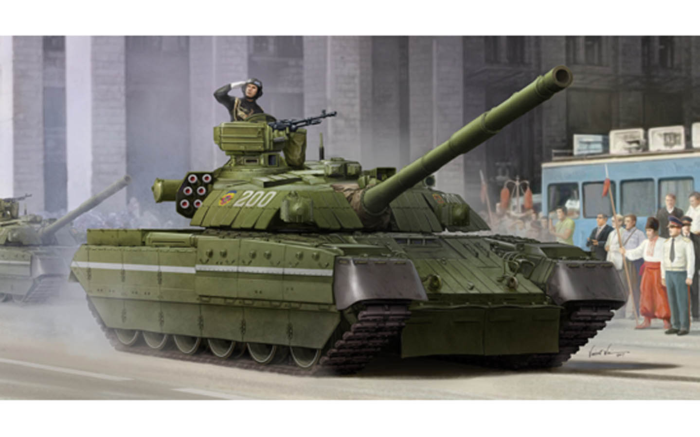 Ukrainian T-84 MBT - Trumpeter 09511 | kingshobby.com