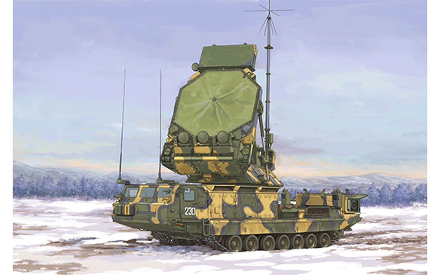 Russian S-300V 9S32 Radar - Trumpeter 09522 | kingshobby.com