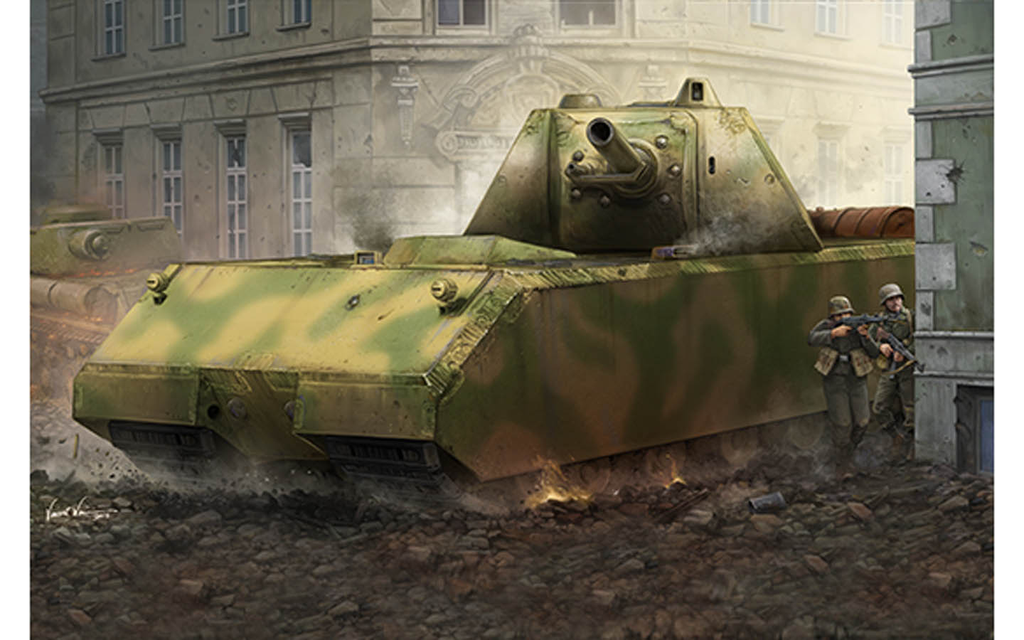 Pz.Kpfw. VIII Maus with Full Interior Details - Trumpeter 09541 ...