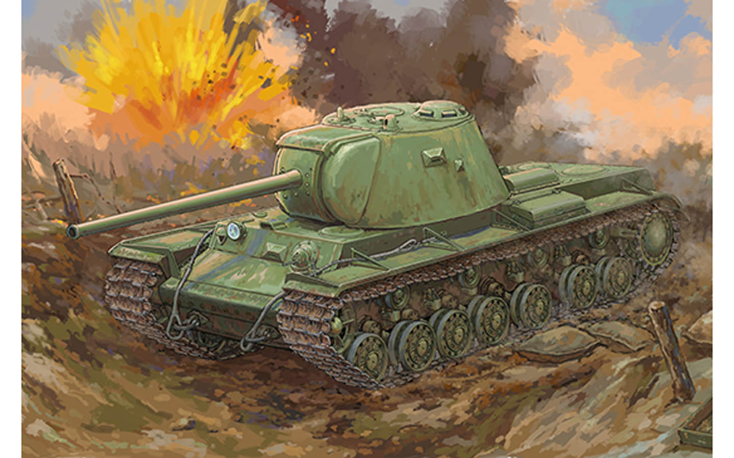 Russian KV-3 Heavy Tank - Trumpeter 09544 | kingshobby.com