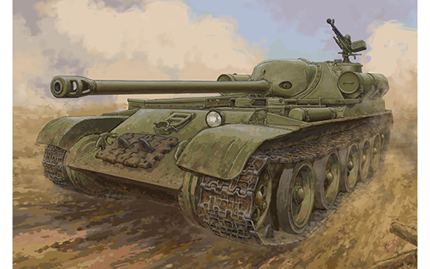 Soviet SU-102 Tank Destroyer - Trumpeter 09570 | kingshobby.com
