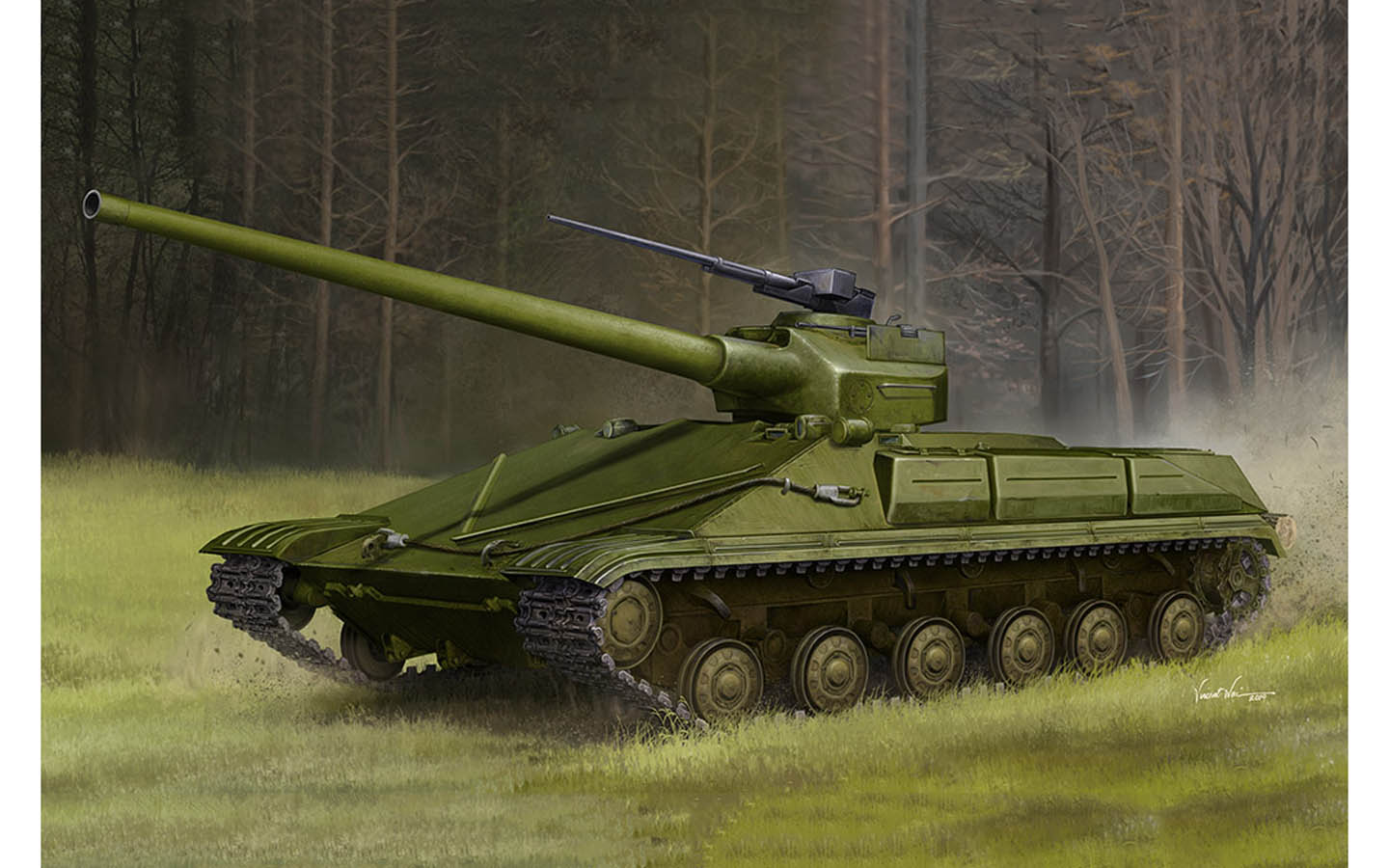 Soviet Object 450 Medium Tank - Trumpeter 09580 | kingshobby.com
