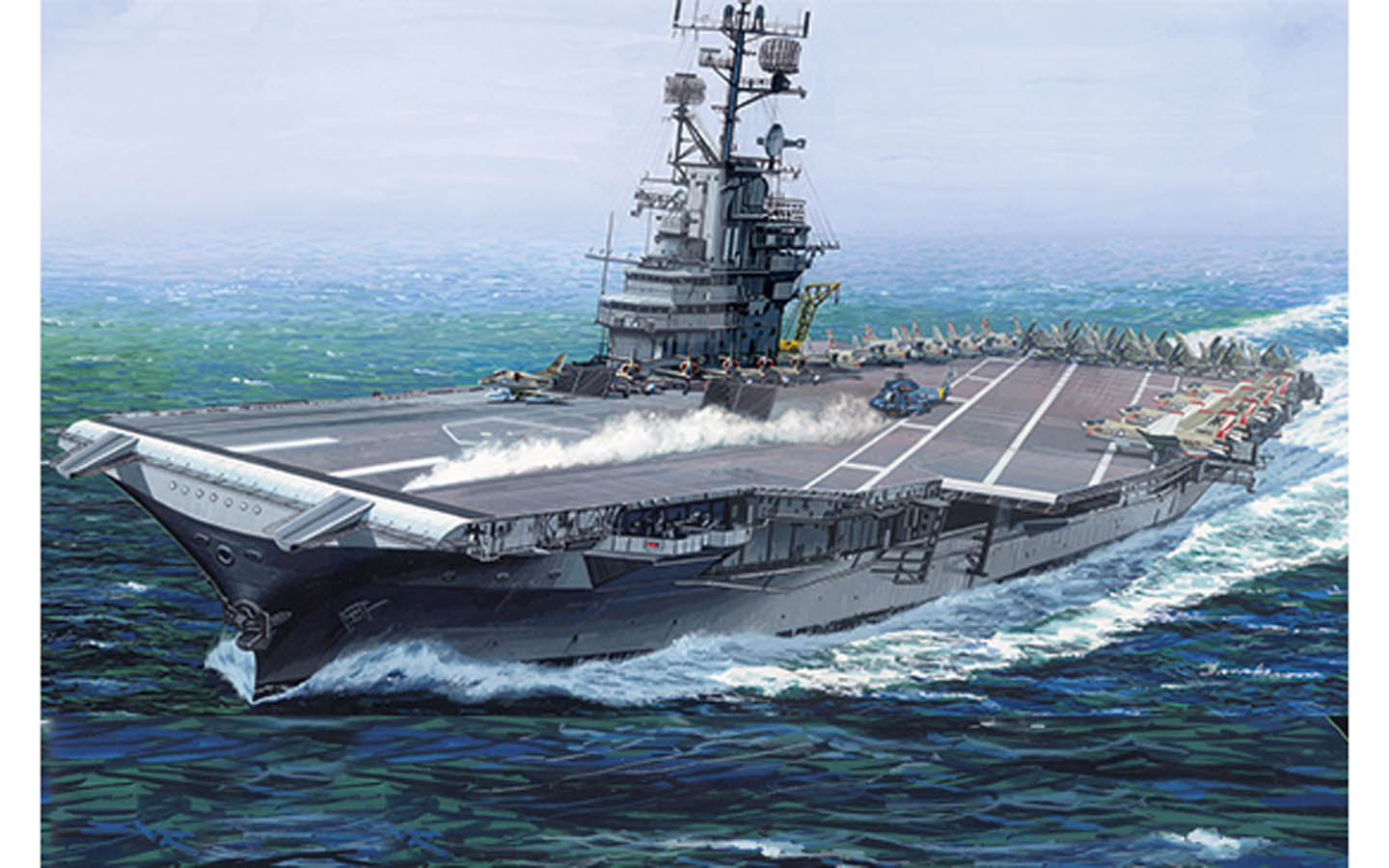USS Intrepid CV-11 - Trumpeter 05618 | kingshobby.com