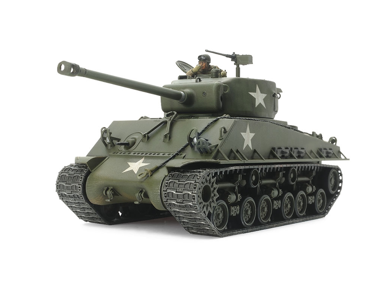 US Medium Tank M4A3E8 Sherman - Tamiya 32595 | kingshobby.com