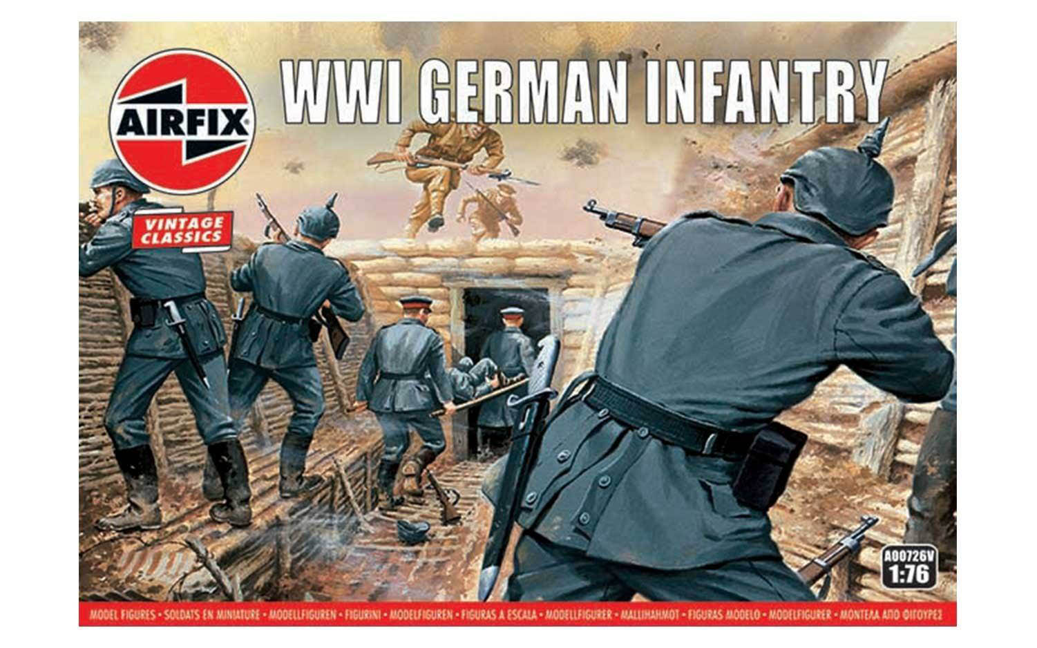 Airfix Vintage Classics - WWI German Infantry - Airfix A00726V ...