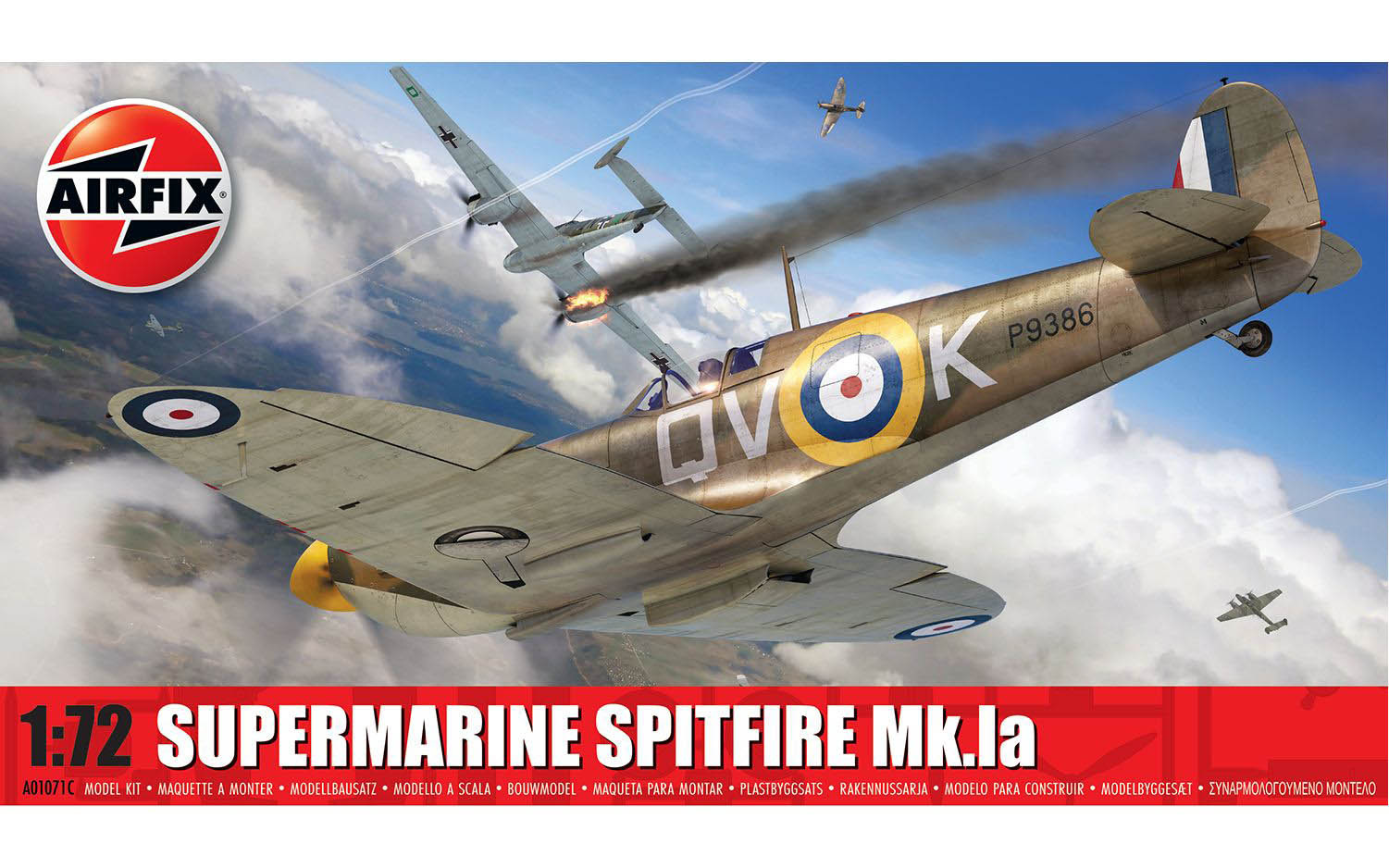 Supermarine Spitfire Mk.Ia - Airfix A01071C | kingshobby.com