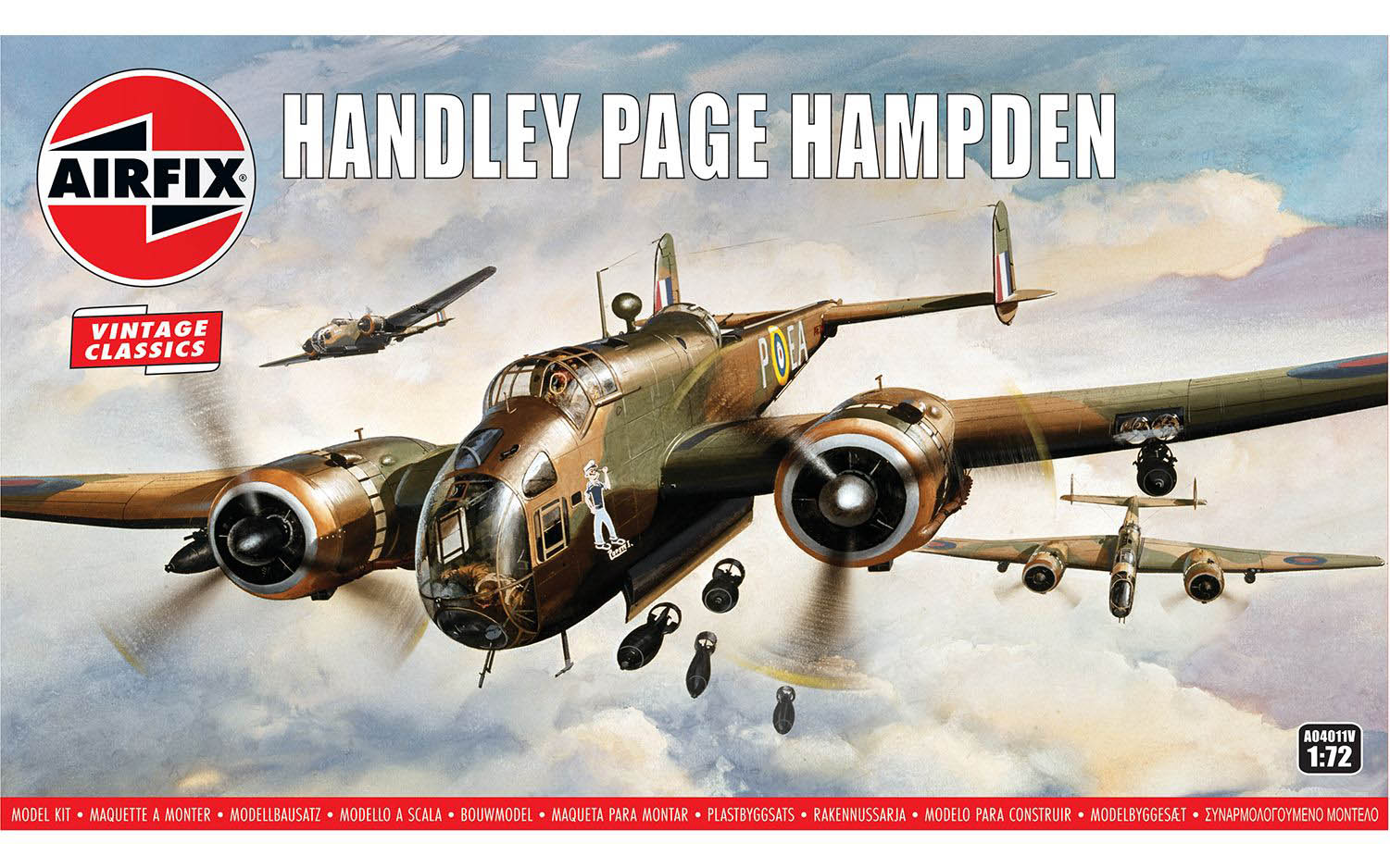 Handley Page Hampden, Vintage Classics - Airfix A04011V | kingshobby.com