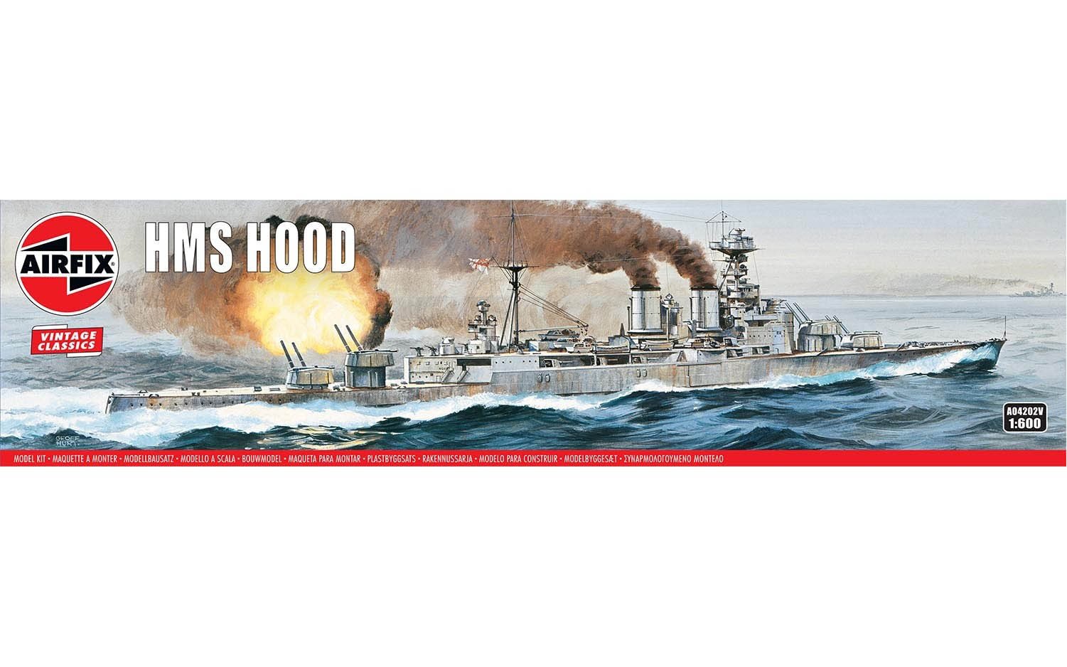 Airfix Vintage Classics - HMS Hood - Airfix A04202V | kingshobby.com