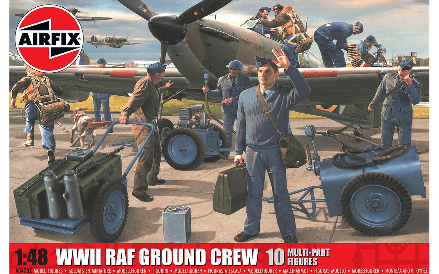WWII RAF Ground Crew - Airfix A04702 | kingshobby.com