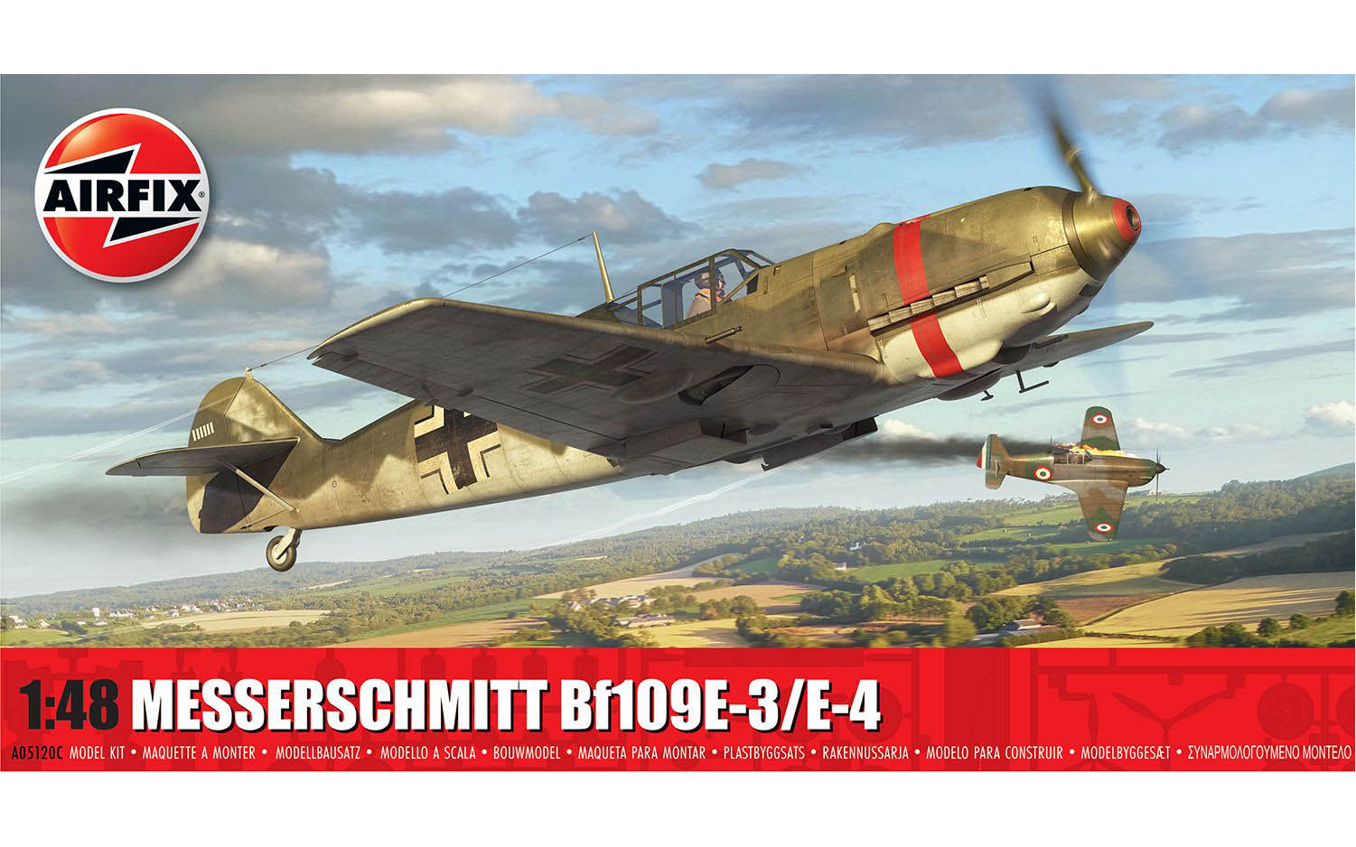 Messerschmitt Bf 109E-3/E-4 - Airfix A05120C | kingshobby.com