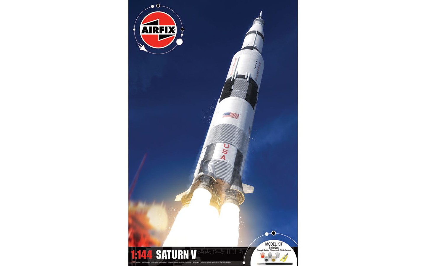 Saturn V, Gift Set - Airfix A50201 | kingshobby.com