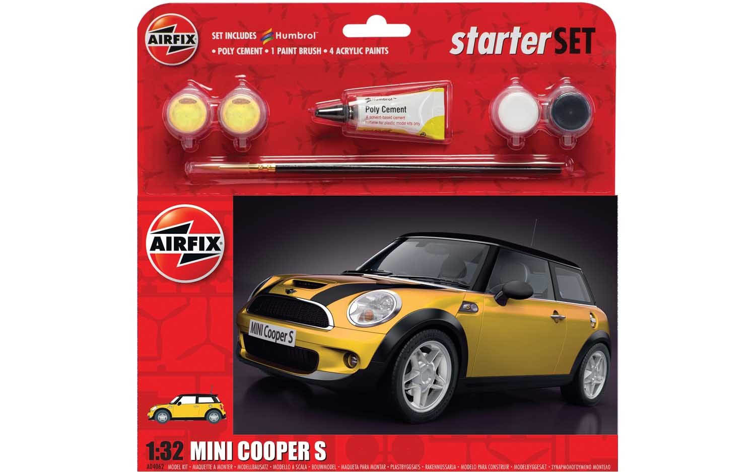 Large Starter Set - MINI Cooper S - Airfix A55310 | kingshobby.com