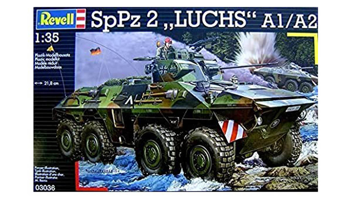 SpPz 2 LUCHS A1/A2 - Recon Vehicle - Revell 03036 | kingshobby.com