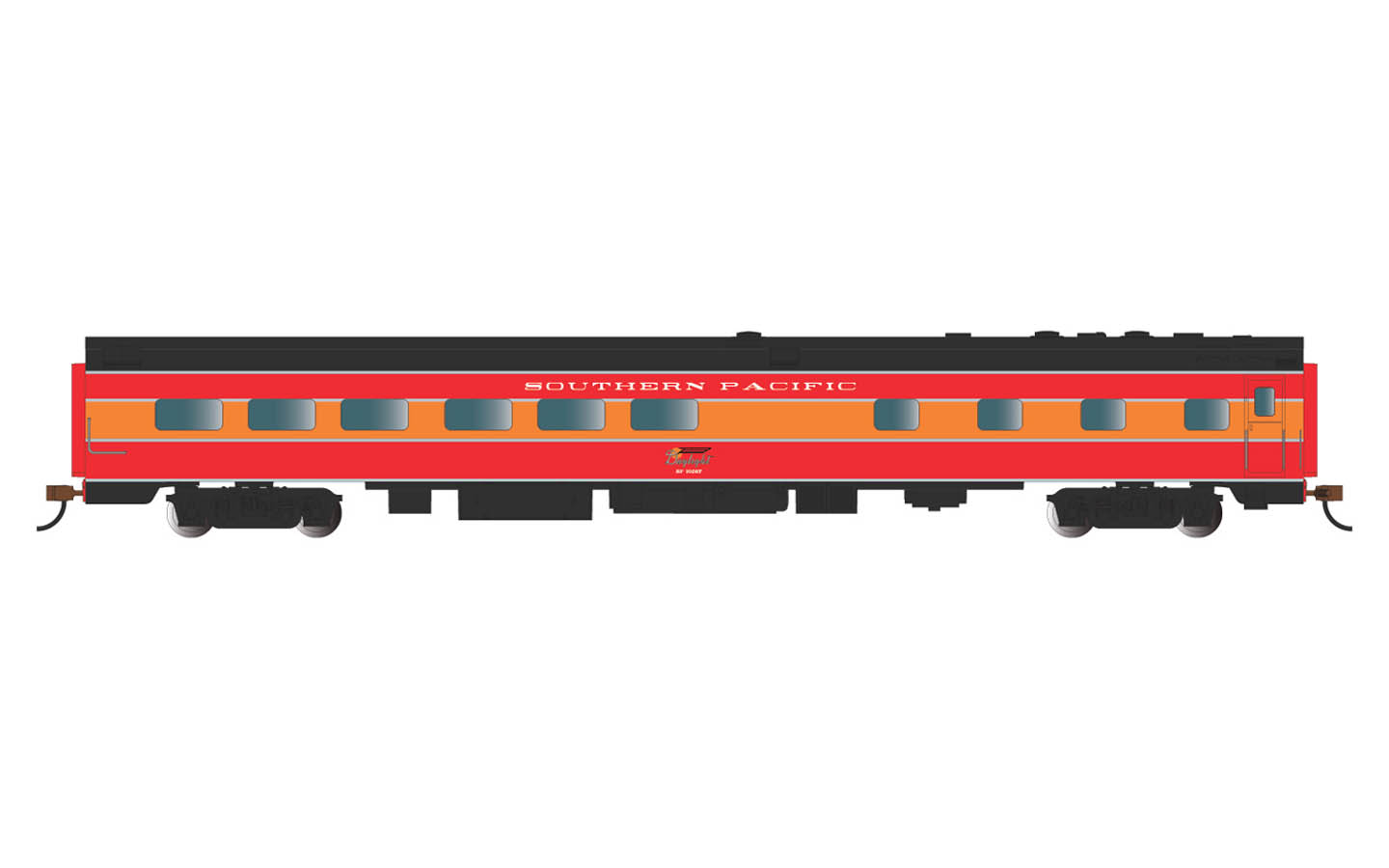 85' Smooth-side Dining Car with Lighted Interior - Southern Pacific ...