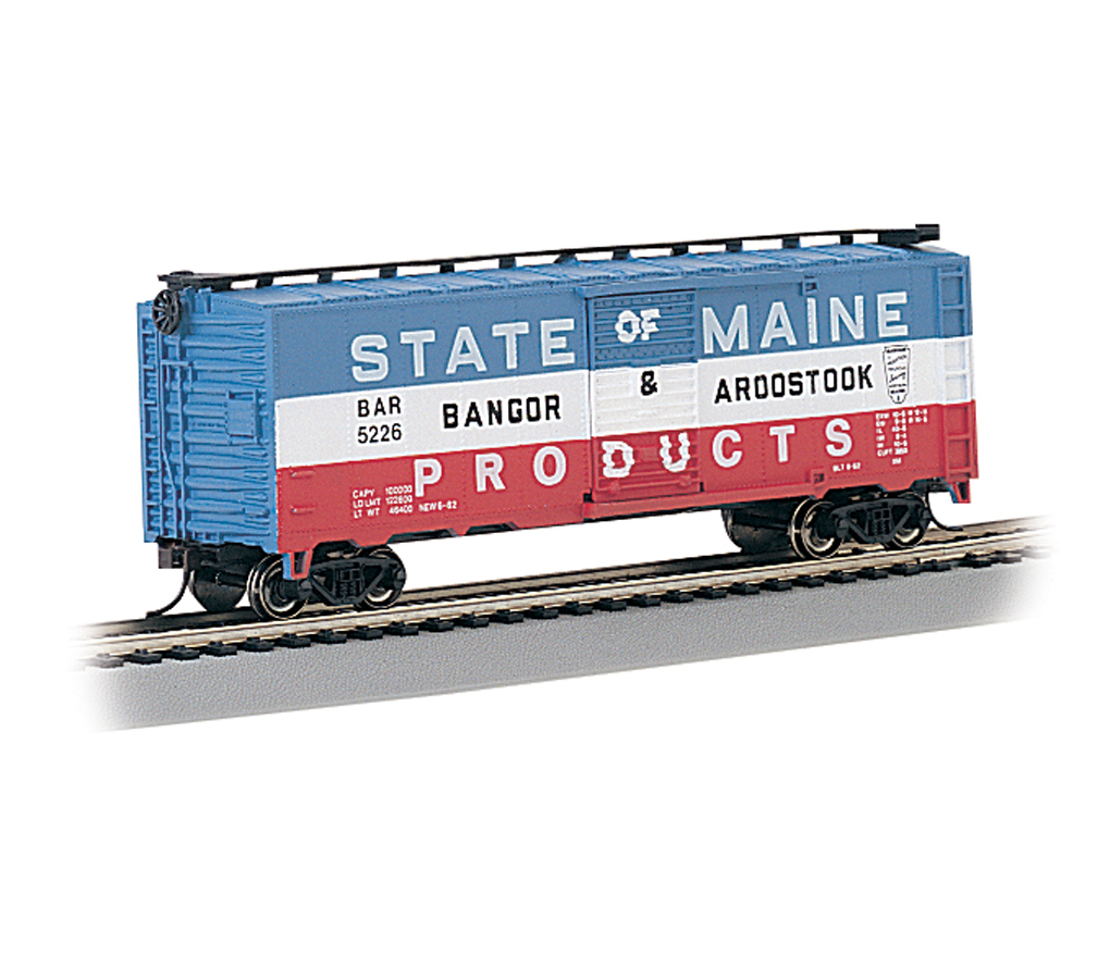Bangor and Aroostook - 40 ft Box Car - Bachmann Trains 17038 | kingshobby.com