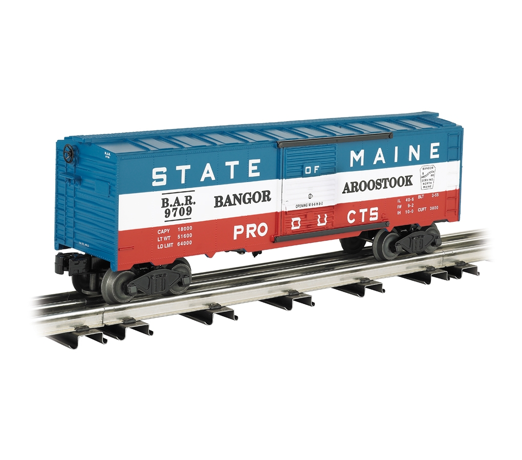 Bangor and Aroostook - State Of Maine - 40 ft Box Car - Bachmann Trains 47049 | kingshobby.com