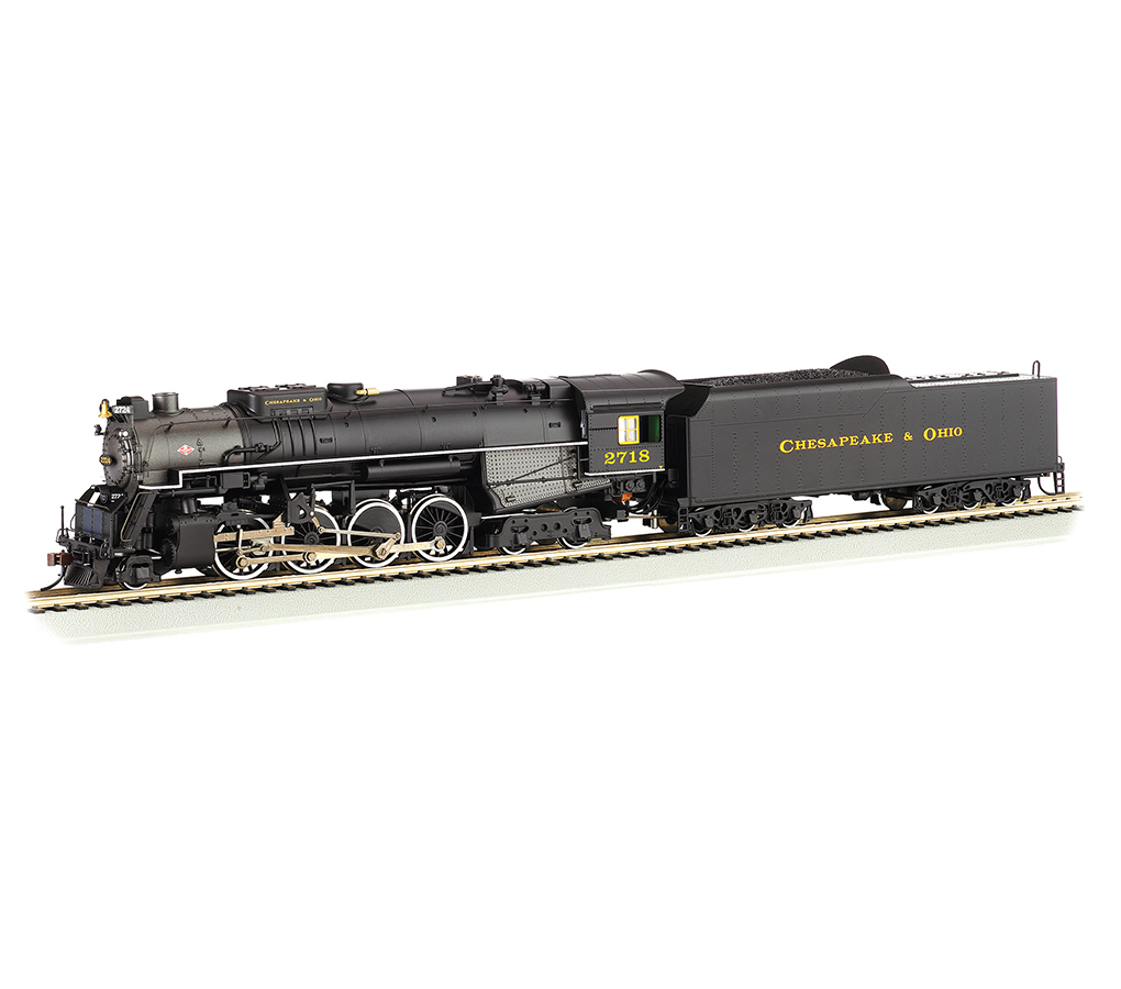 Chesapeake and Ohio Kanawha No 2718 - DCC Sound - HO 2-8-4 Berkshire ...
