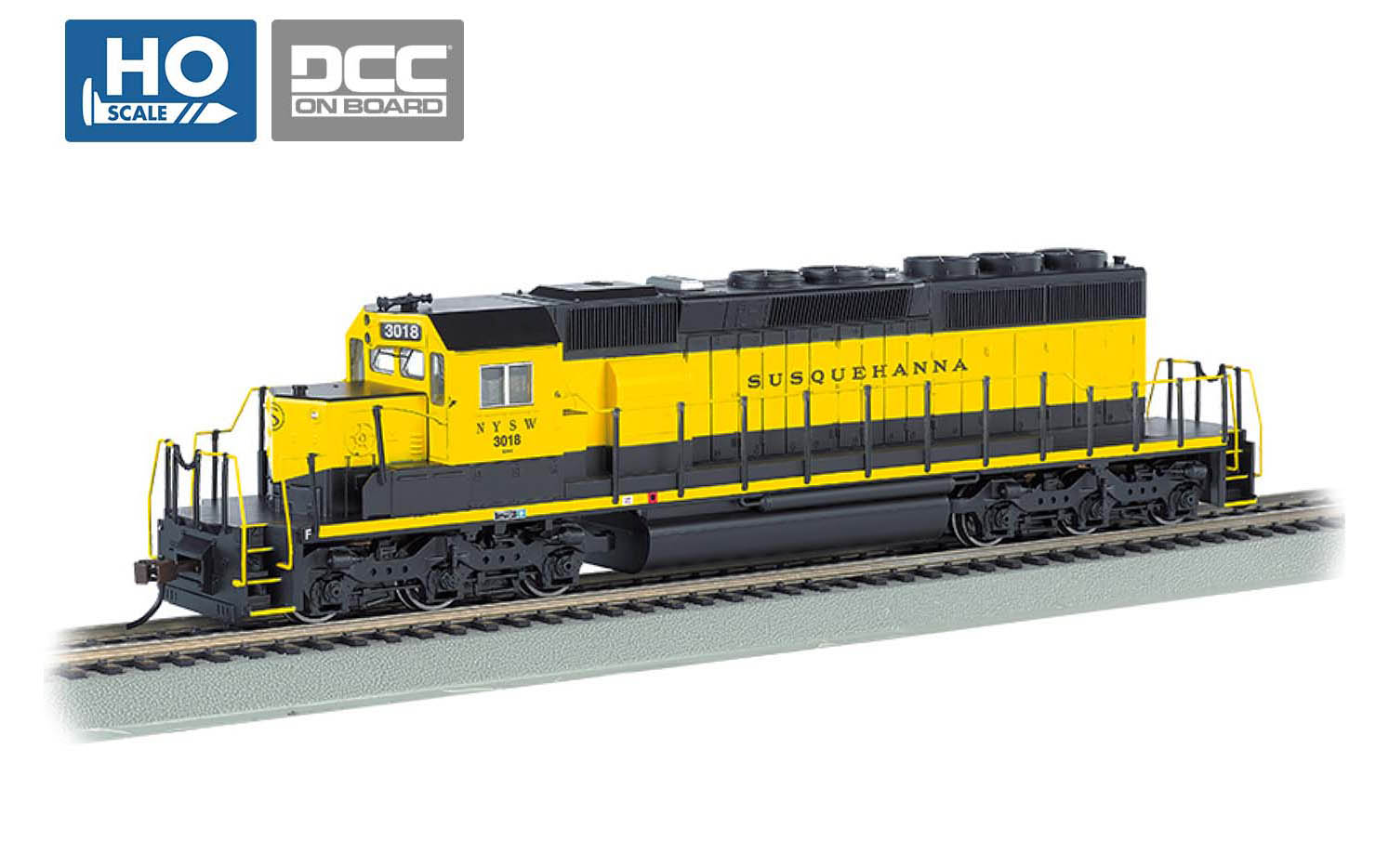 New York and Susquehanna and Western No 3018 - SD40-2 - DCC - Bachmann ...
