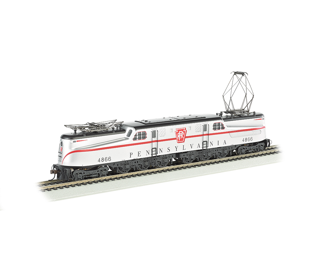 PRR Silver W/Red Stripe Congressional No 4866 - DCC Ready - HO GG1 ...