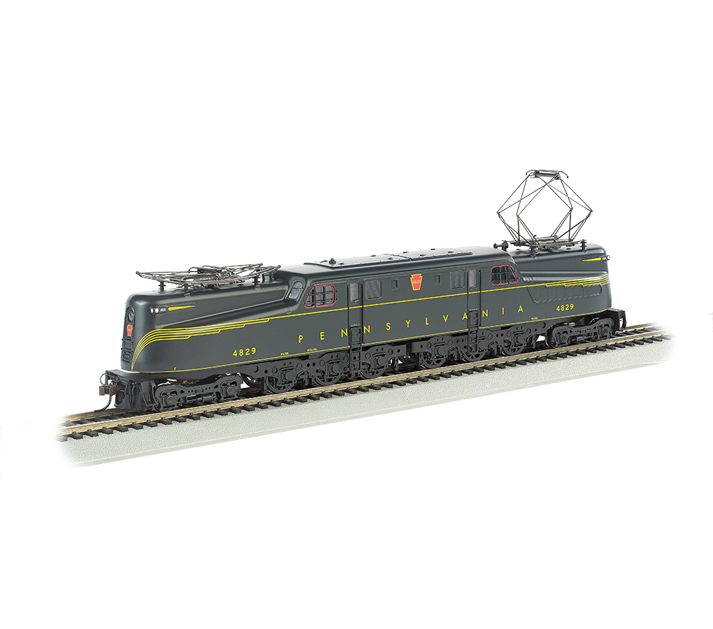 PRR No 4829 Green Feathered Stripe - DCC Sound Value - HO GG1 ...