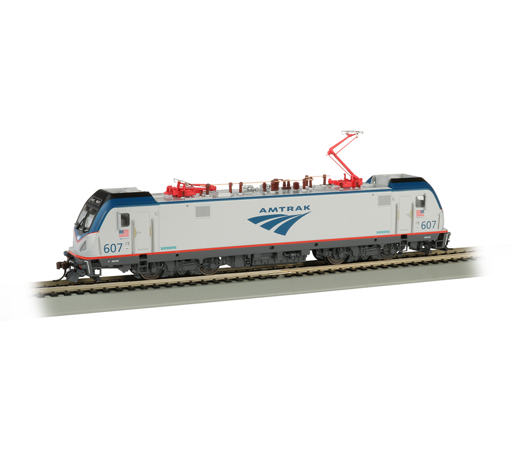 Amtrak No 607 - Siemens ACS-64 - DCC Sound - Bachmann Trains 67401 ...