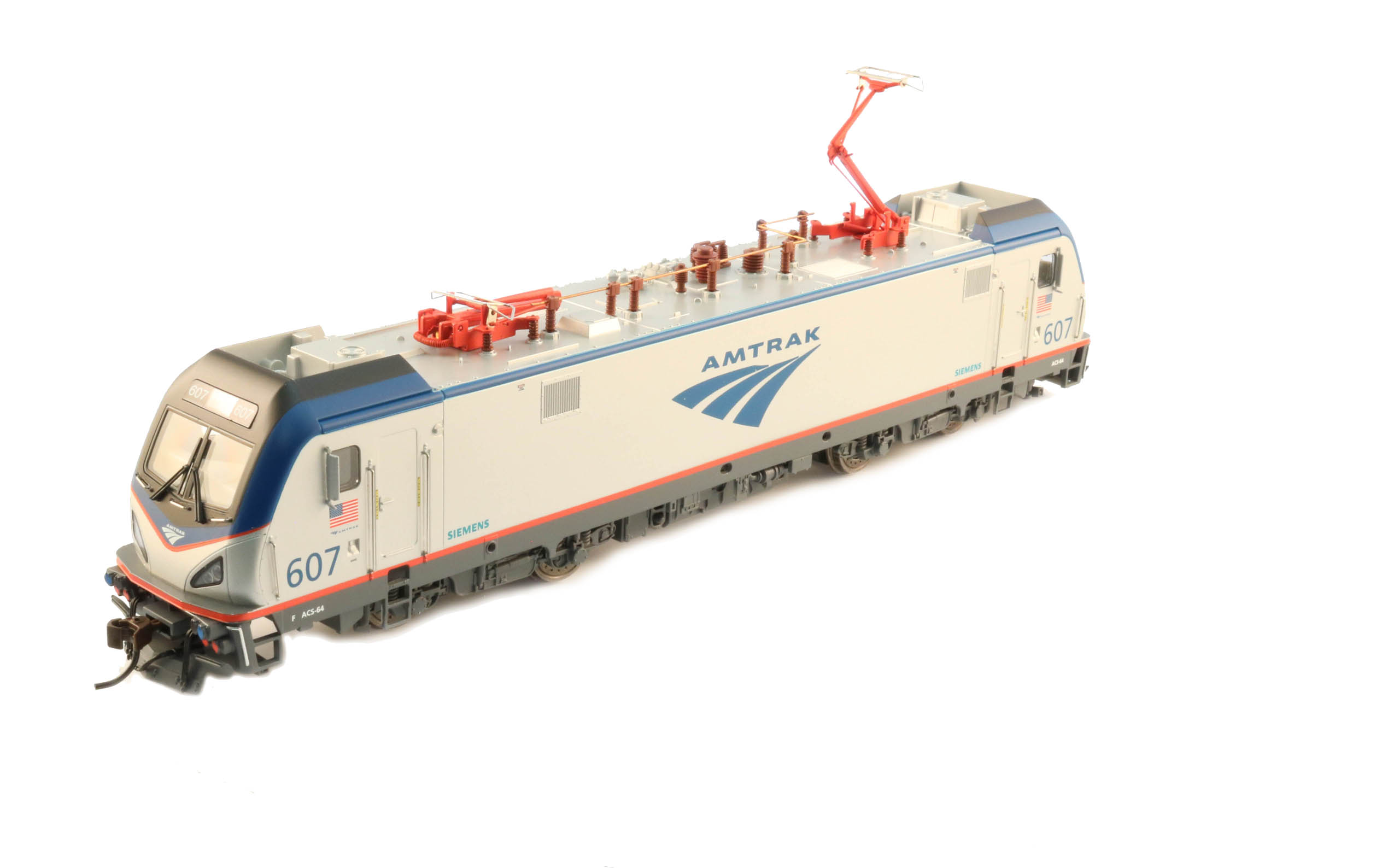 Amtrak No 607 - Siemens ACS-64 - DCC Sound - Bachmann Trains 67401 ...