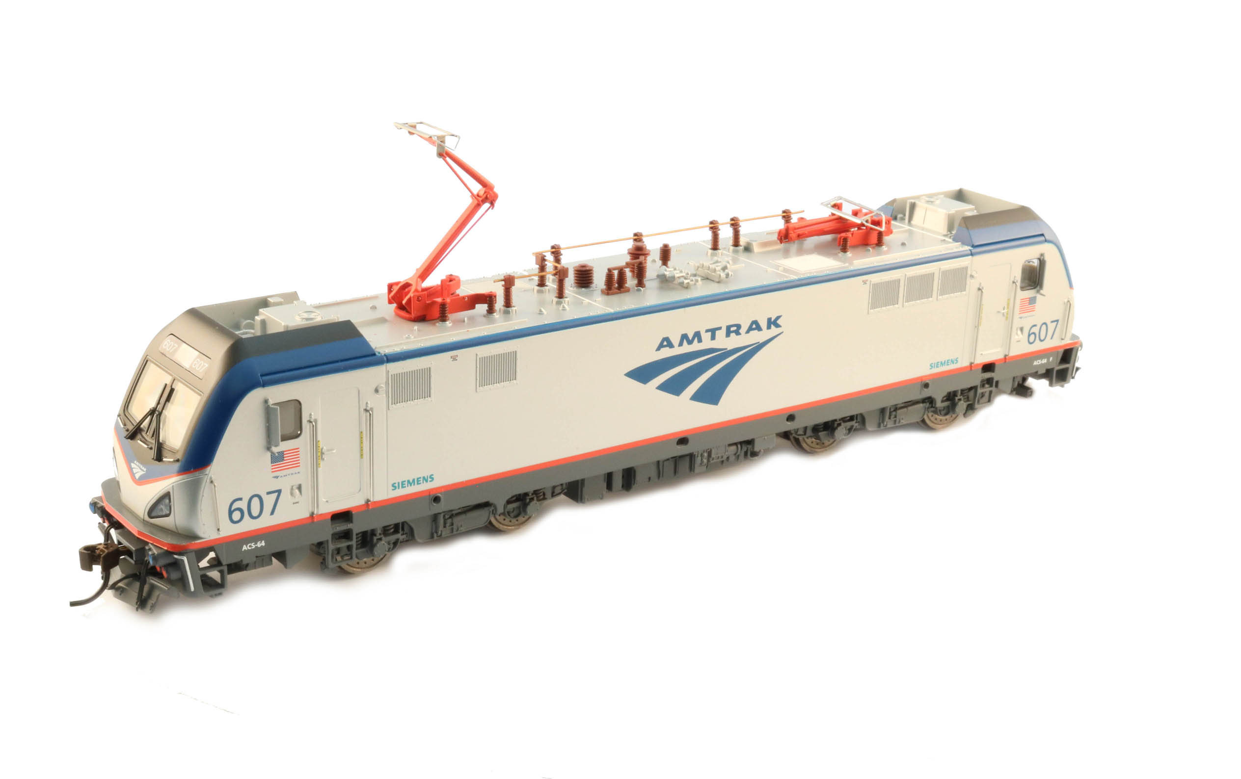 Amtrak No 607 - Siemens ACS-64 - DCC Sound - Bachmann Trains 67401 ...