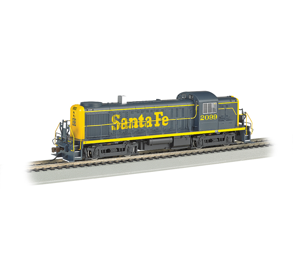 Santa Fe No 2099 - Blue and Yellow - RS-3 - E-Z App Train Control ...