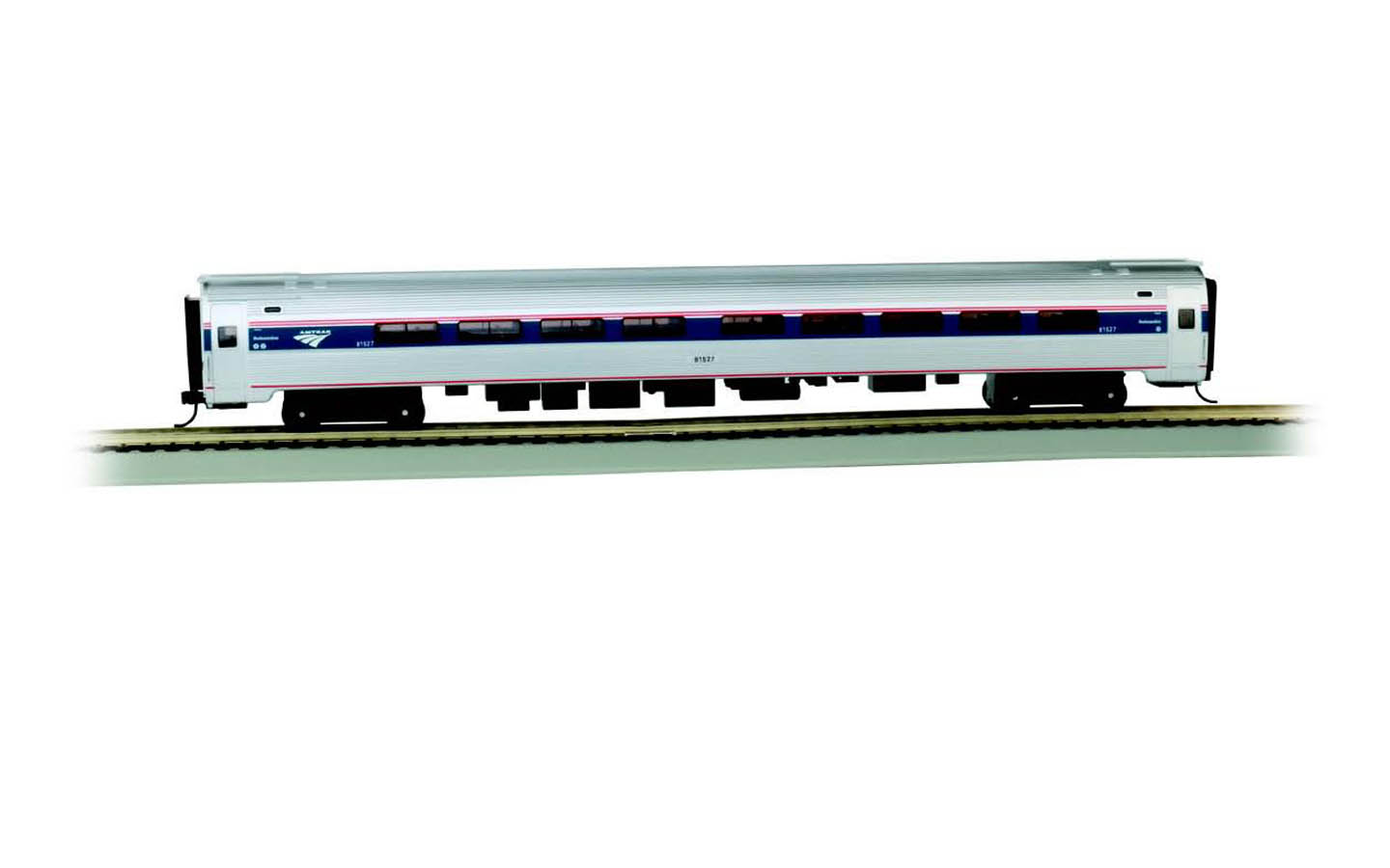 Amfleet I Car with Lighted Interior - Business Class #81516 - Phase VI - Bachmann Trains 14169 ...