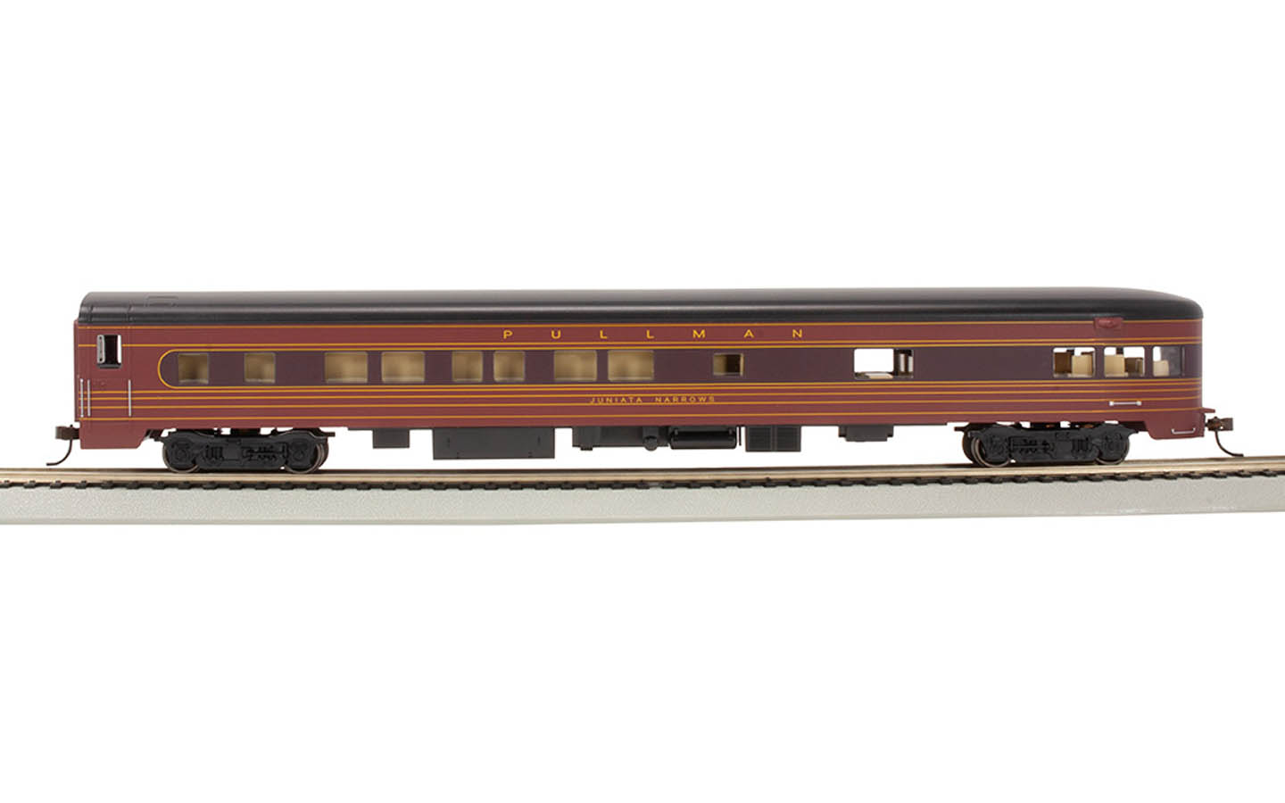PRR - Fleet of Modernism Smooth-Side Obs Car w/Lighted Interior - Bachmann Trains 14310 ...