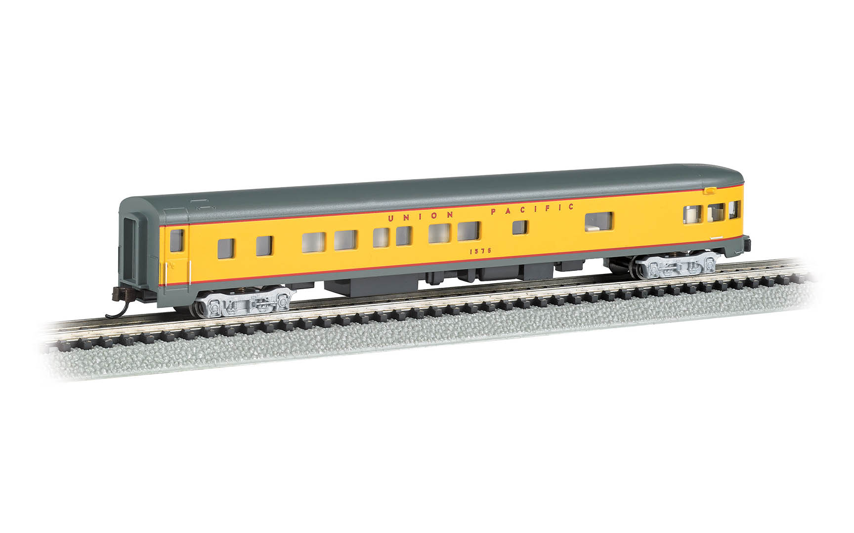 Union Pacific #1576 - 85' Smooth-Side Observation Car with Interior ...