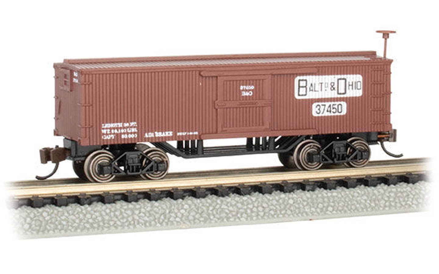 Old-Time Wood Boxcar - Baltimore & Ohio - Bachmann Trains 15656 ...