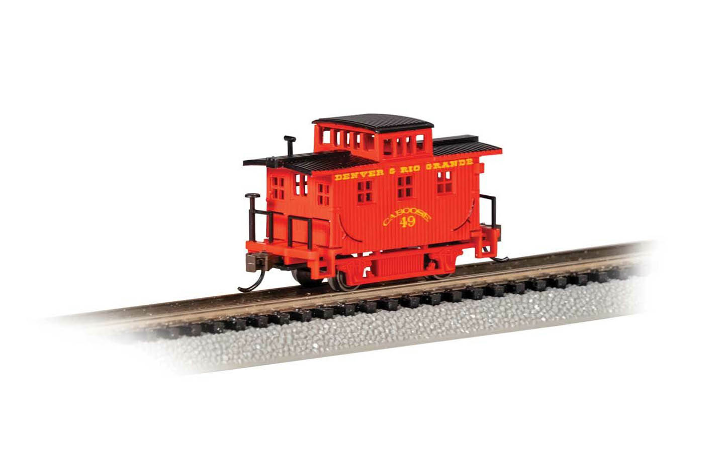 Denver & Rio Grande #49 - Old-Time Bobber Caboose - Bachmann Trains ...
