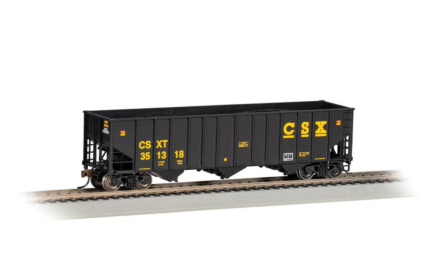 CSX #351318 - Bethlehem Steel 100-Ton Three Bay Hopper - Bachmann ...