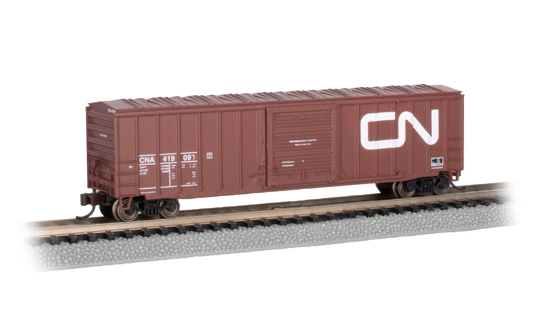 Canadian National #419097 - ACF 50'6" Outside-Braced Sliding-Door ...