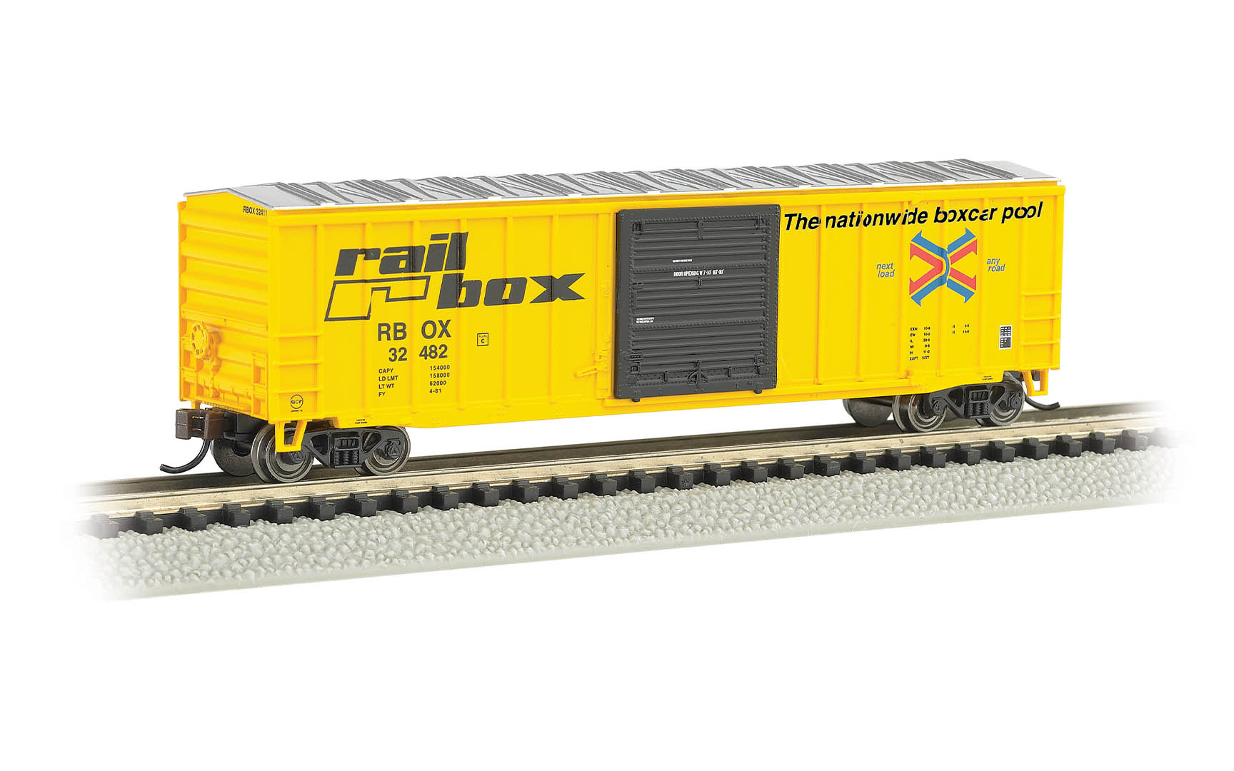 Railbox #32482 - ACF 50'6" Outside-Braced Sliding-Door Boxcar ...
