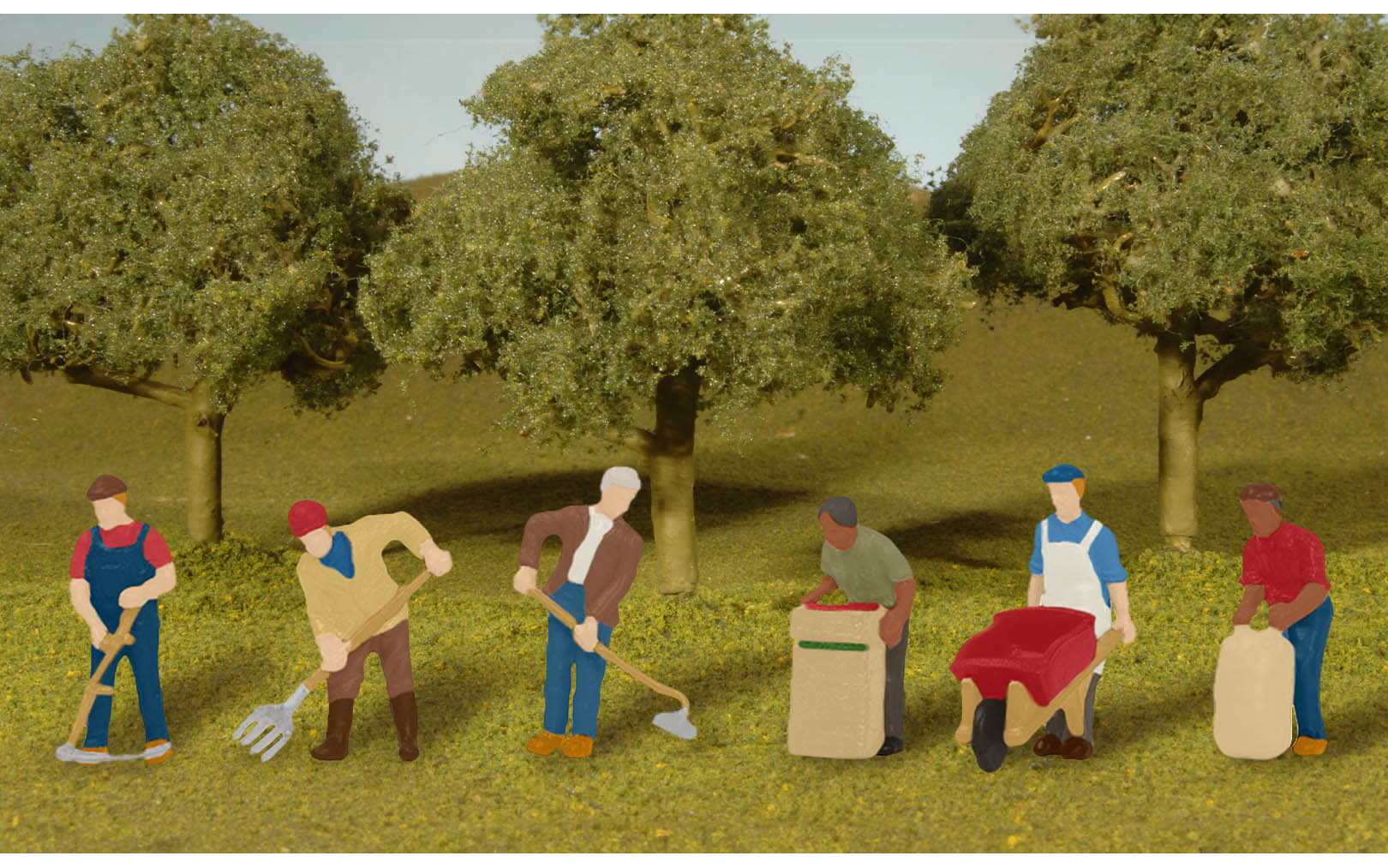 Farmers - Miniature Figures - Bachmann Trains 33124 | kingshobby.com