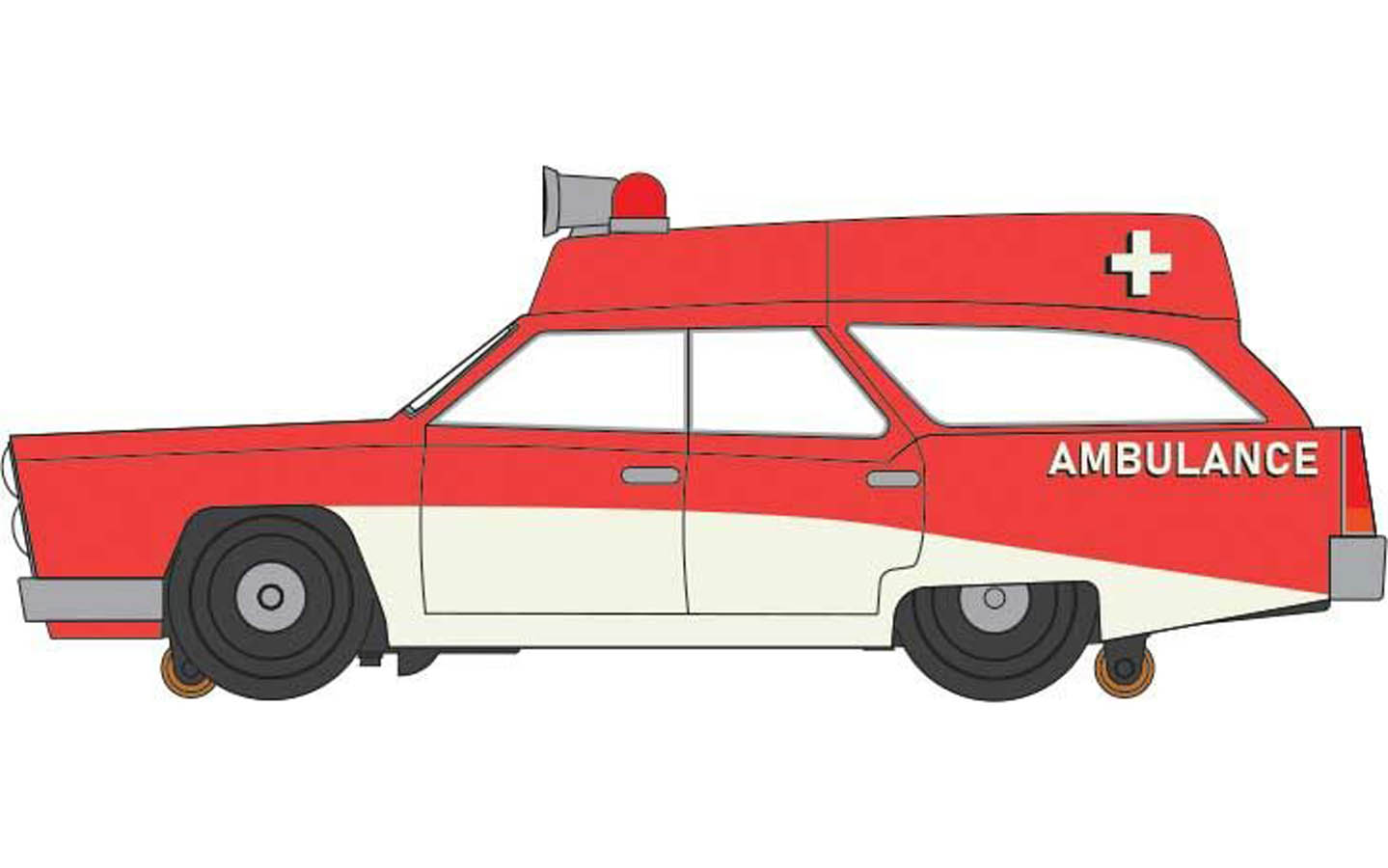 Ambulance - O Gauge E-Z Street Vehicles - Bachmann Trains 42743 ...