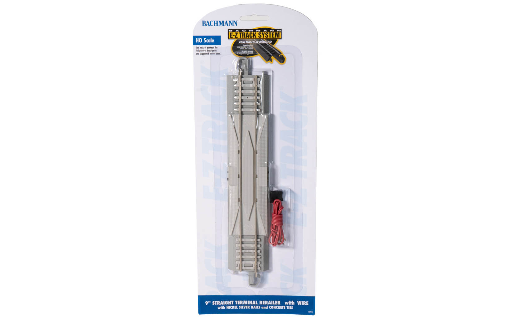 E-Z Track with Concrete Ties and Nickel Silver Rails - 9" Straight ...