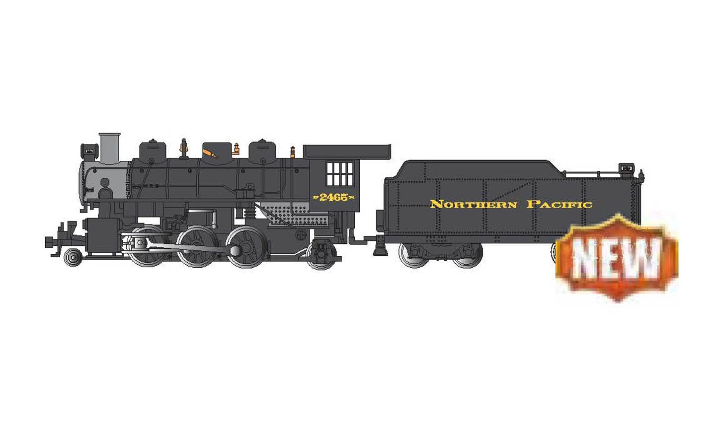 2-6-2 Prairie - Northern Pacific 2456 - Bachmann Trains 51557 ...