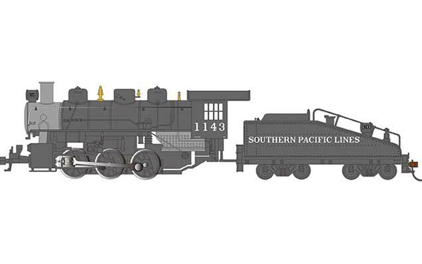 USRA 0-6-0 & Slope Tender with Smoke & Headlight & DCC - Southern ...