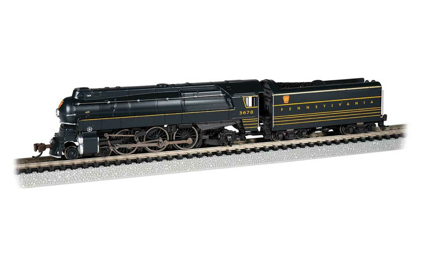 Streamlined K4 4-6-2 Pacific - PRR #3678 - Bachmann Trains 53953 ...