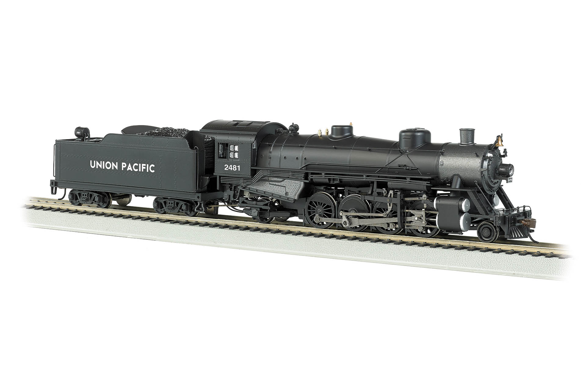 Seaboard #2481 with Medium Tender - USRA Light 2-8-2 Steam Locomotives & Tender - Bachmann ...